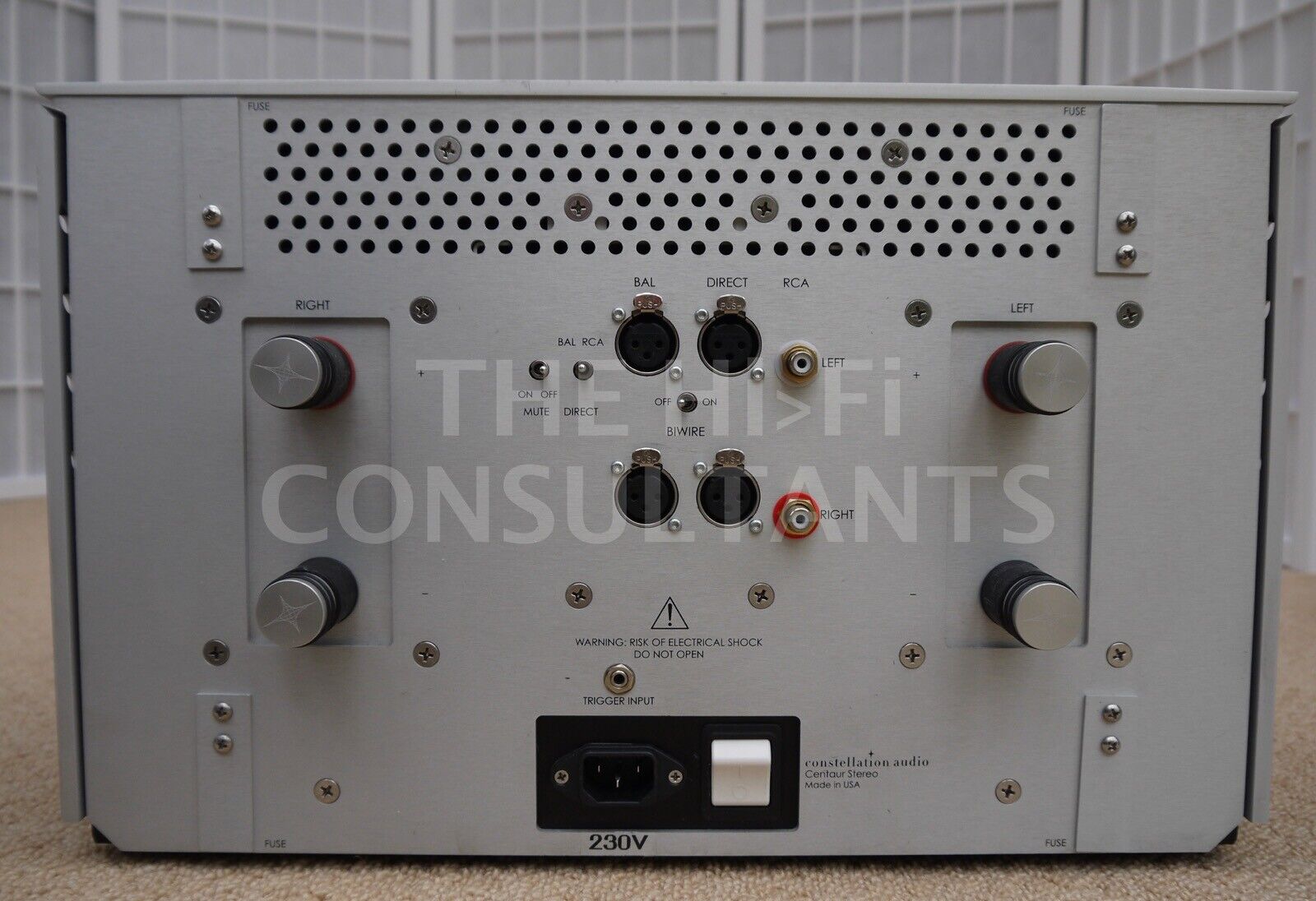 CONSTELLATION CENTAUR STEREO POWER AMPLIFIER – thehificonsultants
